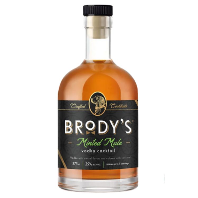 Brody's Minted Mule Cocktail - 375ml x 6 – Liquor Freight