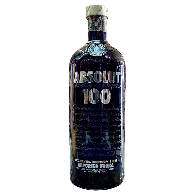 Absolut 100 Vodka - 1 liter – Liquor Freight