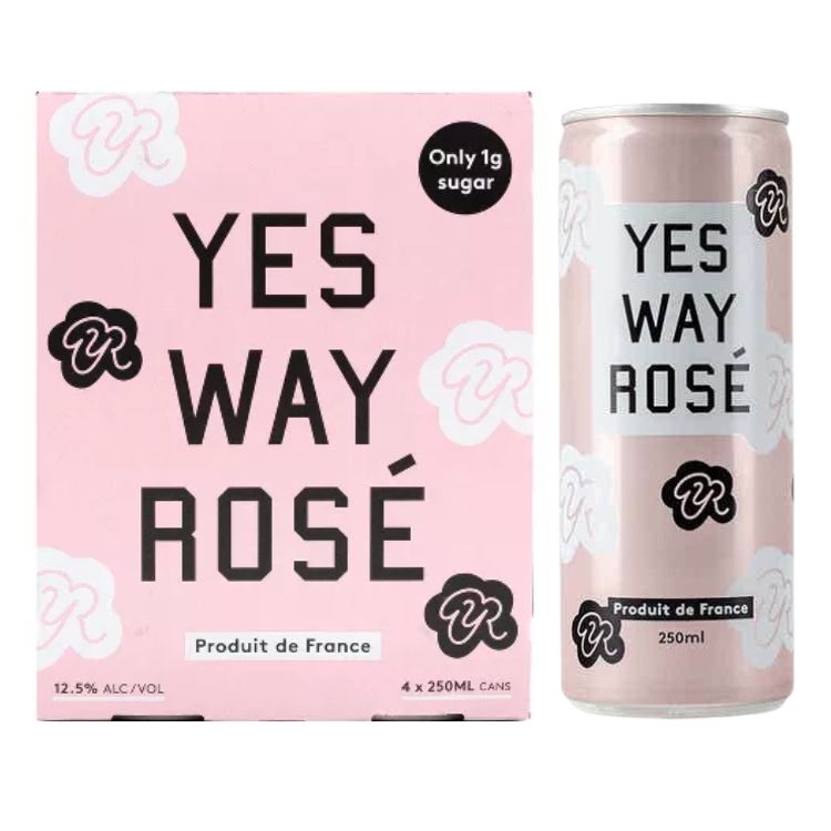 Yes Way Rose - 250ml x 4 – Liquor Freight