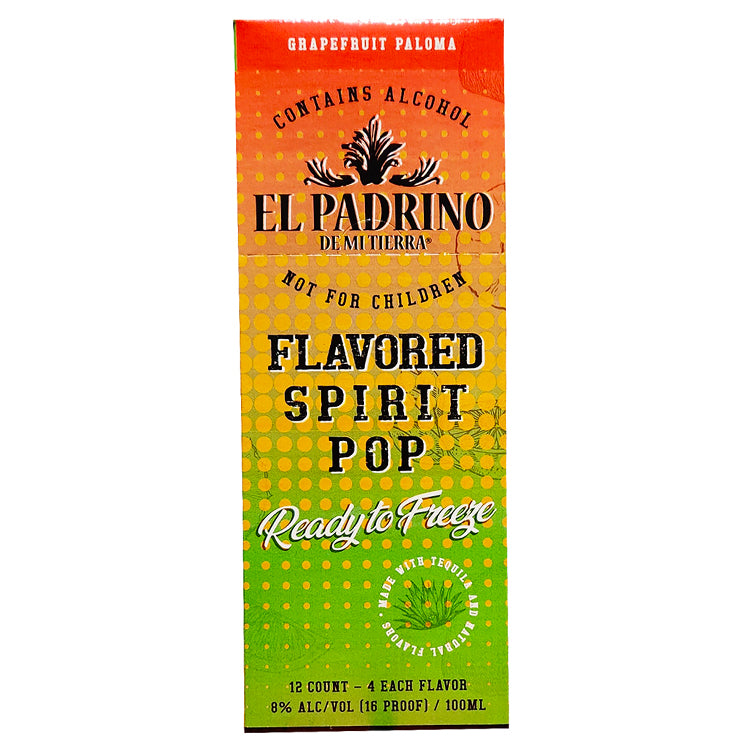 El Padrino Flavored Spirit Pop Tequila - 12 Pops – Liquor Freight