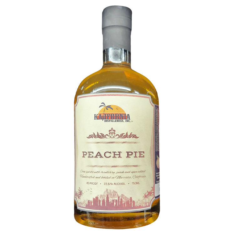 Kalifornia Distilleries Peach Pie Liqueur - 750ml – Liquor Freight
