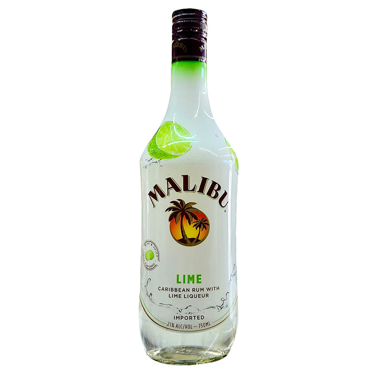 Malibu Lime Liqueur Rum - 750ml – Liquor Freight