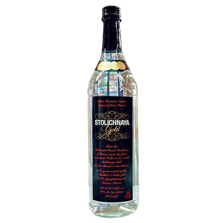 Stolichnaya Gold vodka - 750ml – Liquor Freight