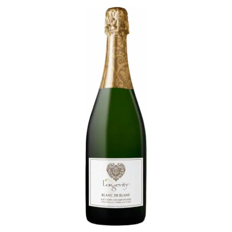Longevity Blanc de Blanc Sparkling Wine - 750ml – Liquor Freight
