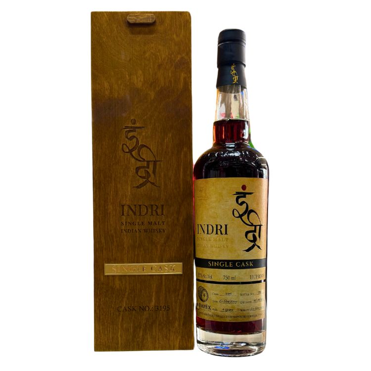 Indri Single Cask 3195 Indian Whiskey - 750ml – Liquor Freight