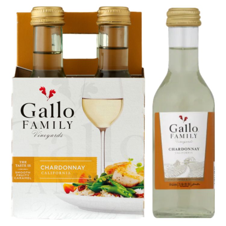 Gallo Family Chardonnay - 187ml x 4 – Liquor Freight