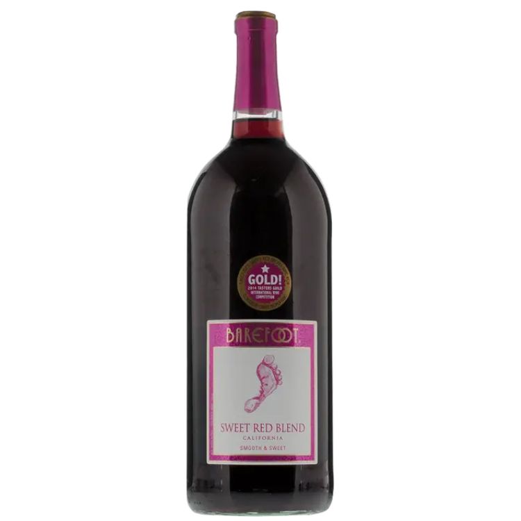 Barefoot Cellars Sweet Red Blend Wine - 1.5L – Liquor Freight