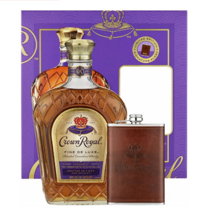 Crown Royal Flask Canadian Whisky - 750ml – Liquor Freight