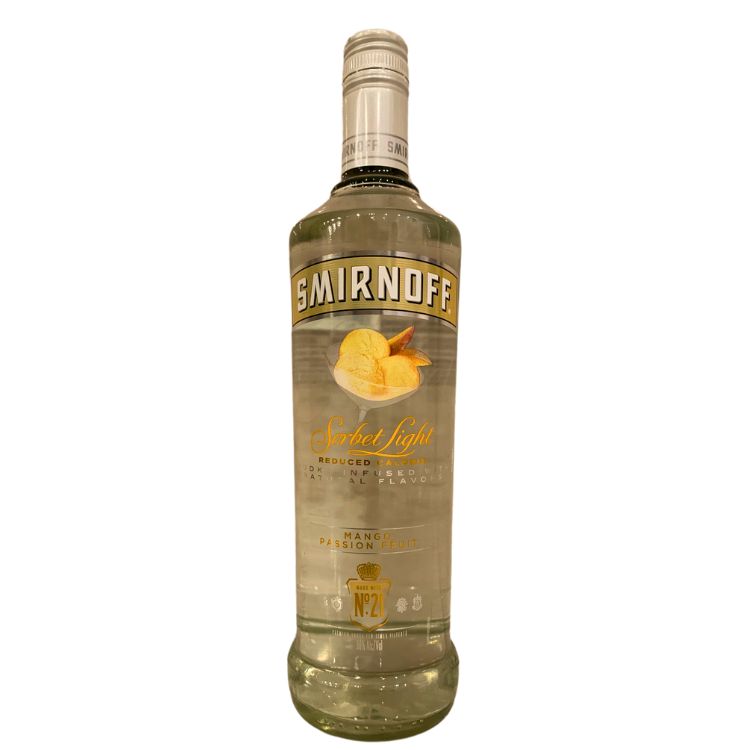 Smirnoff Mango Passion Fruit Vodka Sorbet Light - 750ml – Liquor Freight