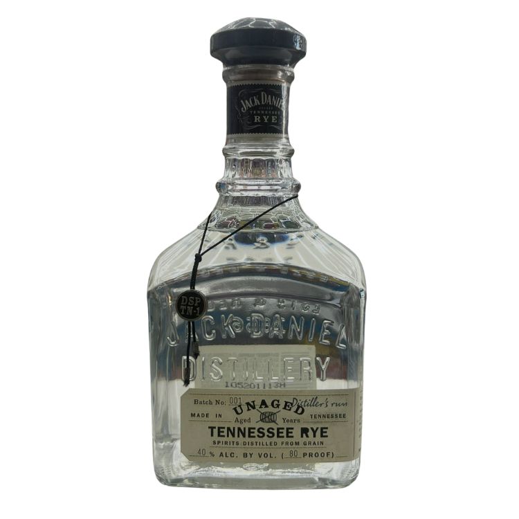 Jack Daniel's Unaged Tennessee Rye Whiskey, Batch No. 001. - 750ml ...