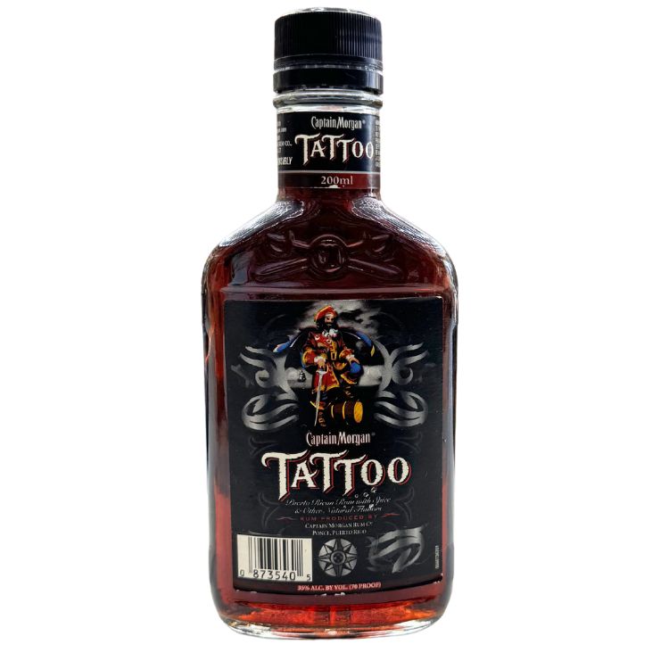 Captain Morgan Tattoo Rum - 200ml – Liquor Freight