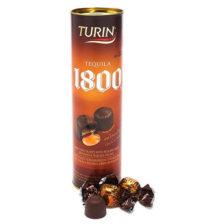 Turin 1800 Tequila Liquor Filled Chocolates - 7 oz Tube – Liquor Freight