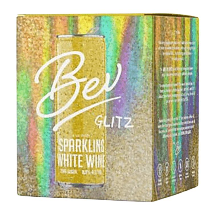 Bev Glitz Sparkling White - 250ml x 4 – Liquor Freight