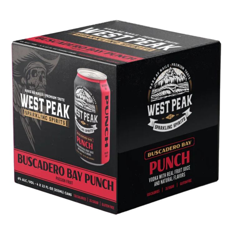 West Peak Buscadero Bay Punch - 335ml x 4 – Liquor Freight