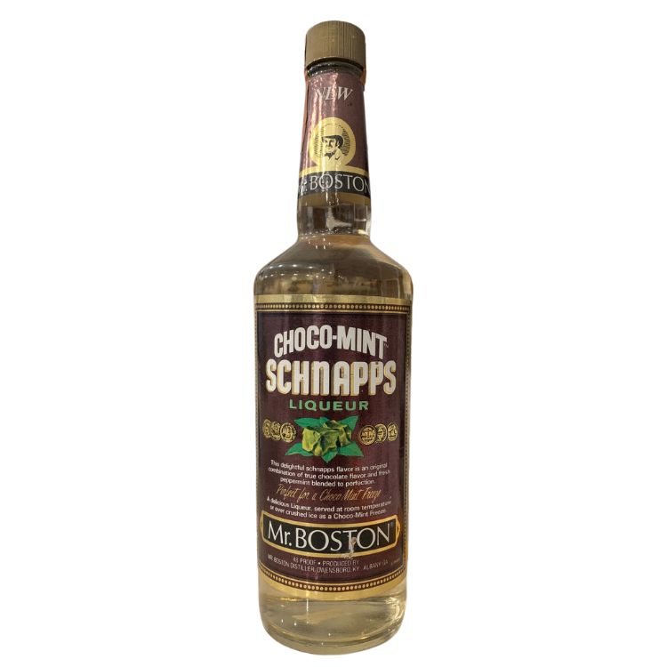 Mr. BOSTON Choco-mint Schnapps Liqueur - 750ml – Liquor Freight