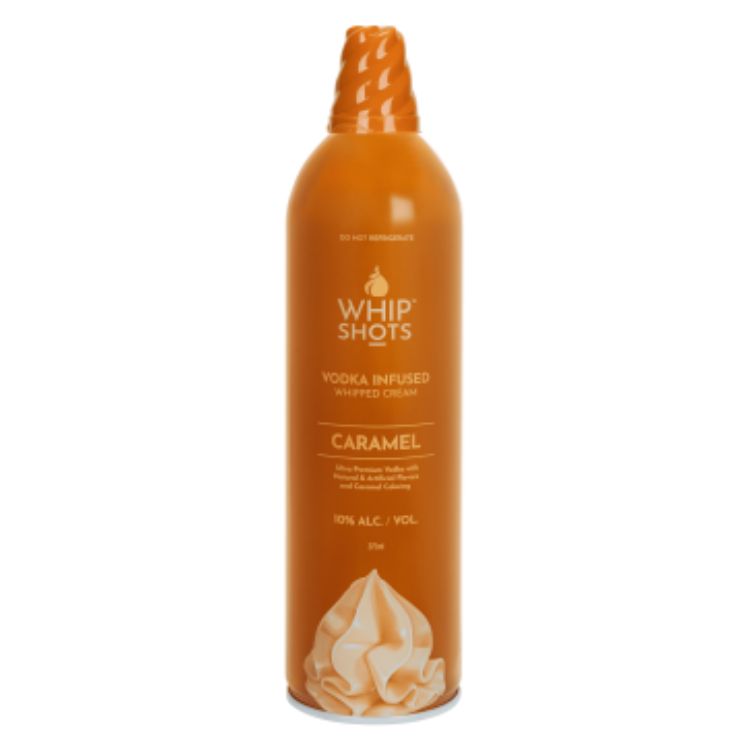 Whipshots Caramel Vodka Infused Whipped Cream - 375ml – Liquor Freight