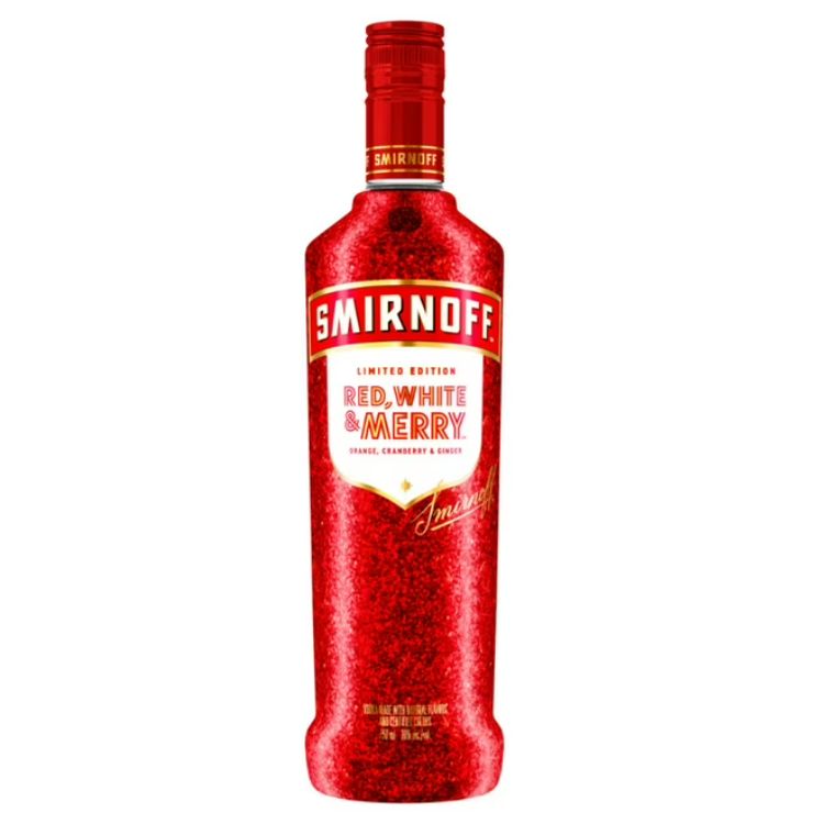 Smirnoff Red White & Merry Vodka - 750ml – Liquor Freight