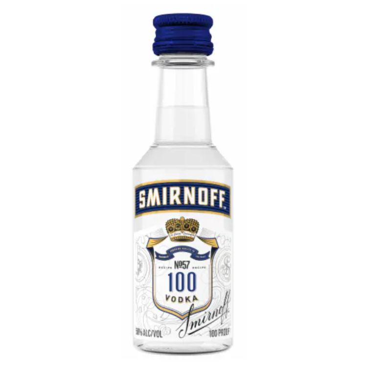 Smirnoff 100 Proof Vodka - 50ml Mini Shot – Liquor Freight