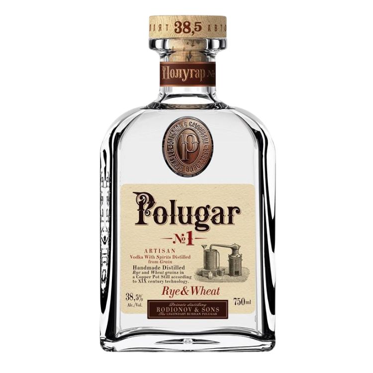 Polugar No.1 Rye & Wheat Vodka - 750ml – Liquor Freight