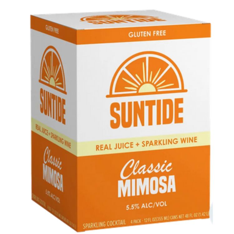 Suntide Classic Mimosa - 12 oz x 4 Pack – Liquor Freight