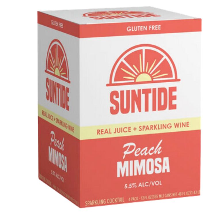 Suntide Peach Mimosa - 12oz x 4 Pack – Liquor Freight