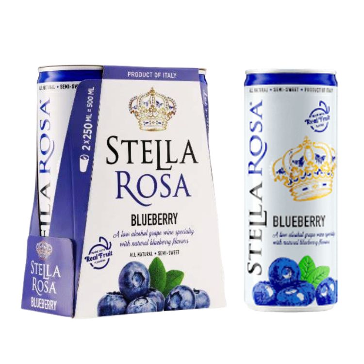 Stella Rosa Blueberry Cans - 250ml x 2 – Liquor Freight
