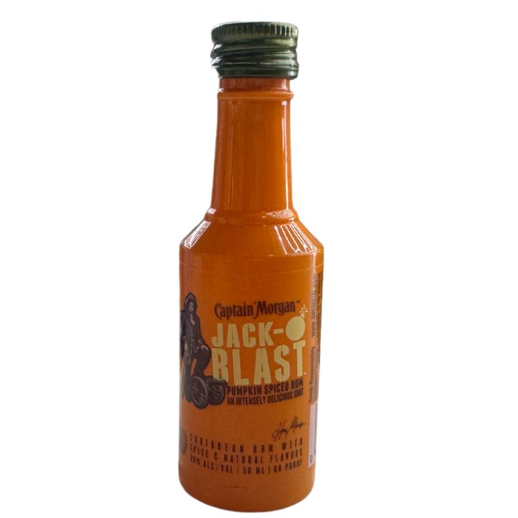 Captain Morgan Jack Blast Spiced Pumpkin - 50ml Mini Shot – Liquor Freight