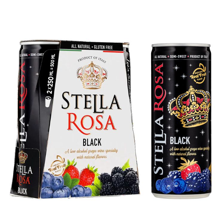 Stella Rosa Black Cans - 250ml x 2 – Liquor Freight
