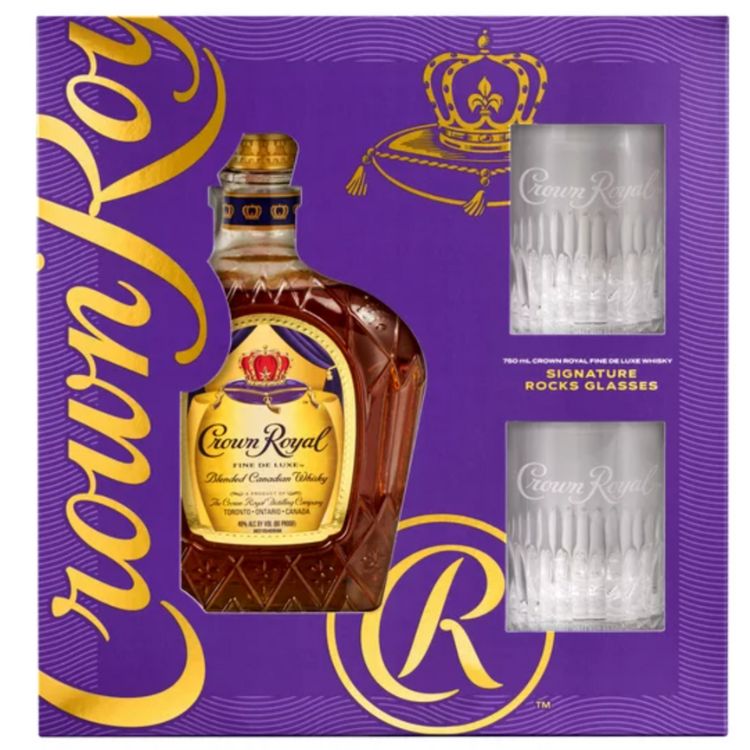 Crown Royal Glass Set Canadian Whisky - 750ml – Liquor Freight