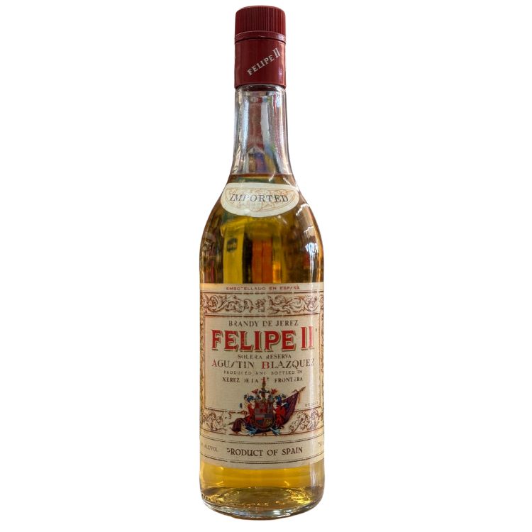 Felipe II Solera Reserva Brandy - 750ml – Liquor Freight