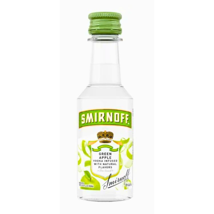 Smirnoff Vodka Green Apple 70 Proof - 50ml Mini Shot – Liquor Freight