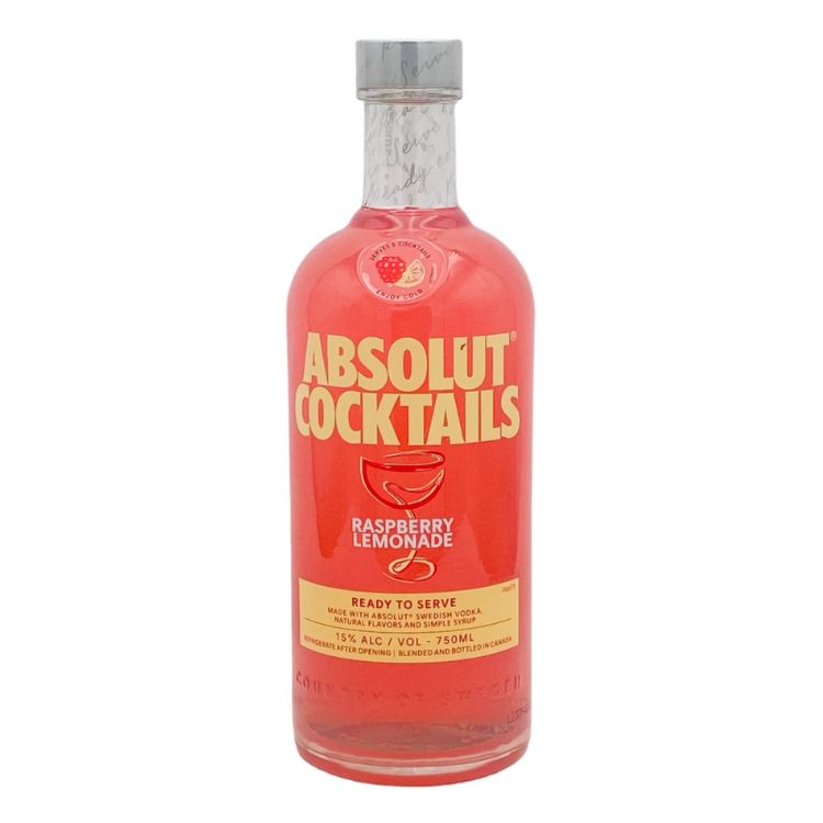 Absolut Raspberry Lemonade Vodka - 750ml Bottle – Liquor Freight