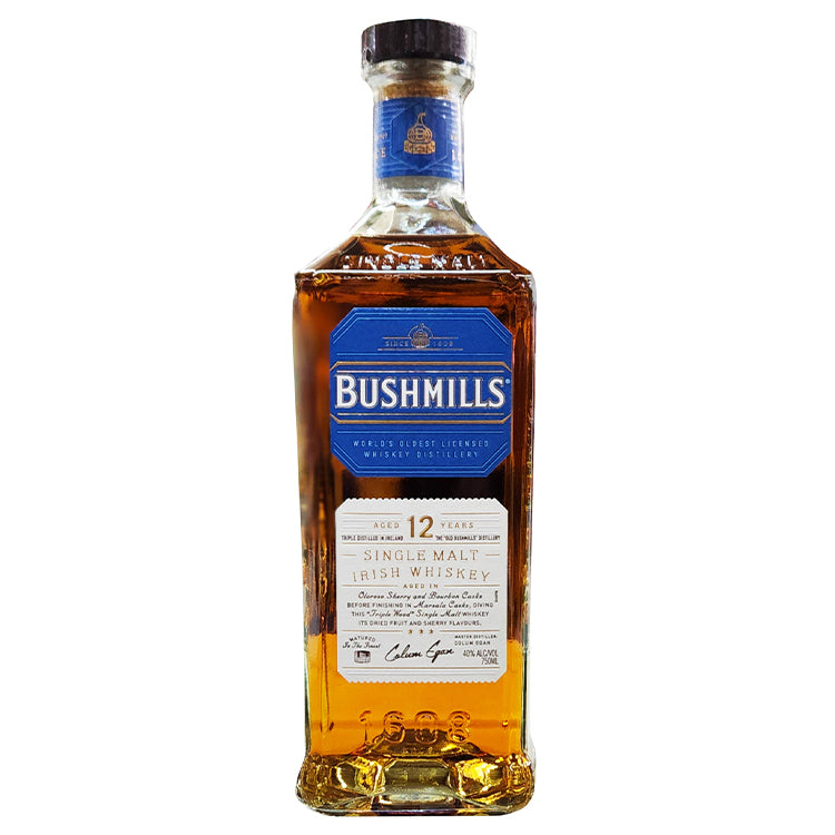 Bushmills Single Malt 12 Year Irish Whiskey - 750ml – Liquor Freight