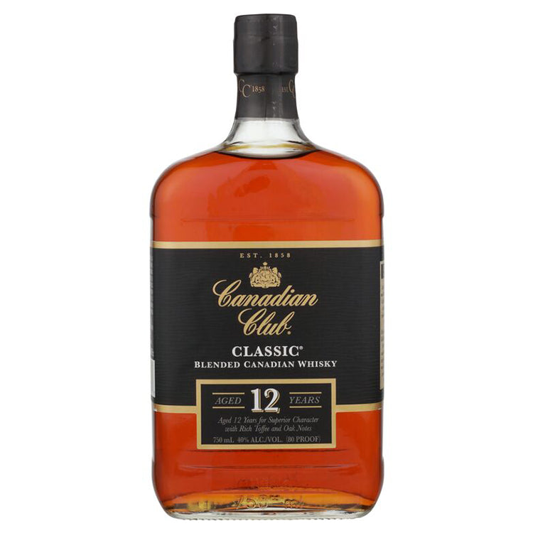 Canadian Club Small Batch 12 Year Canadian Whiskey - 750ml – Liquor Freight