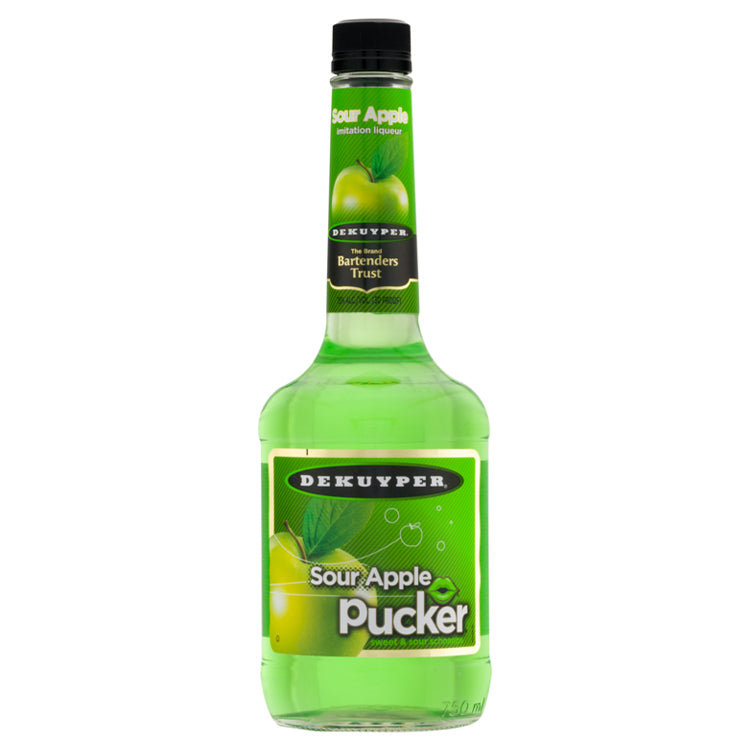 DeKuyper Pucker Sour Apple Schnapps - 750ml – Liquor Freight
