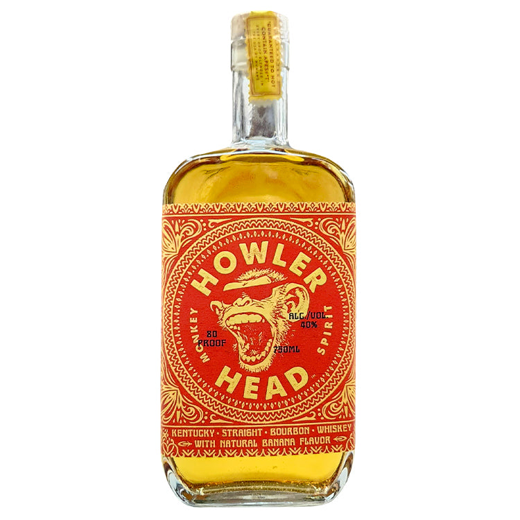Howler Head Banana Infused Straight Bourbon Whiskey - 750ml – Liquor ...