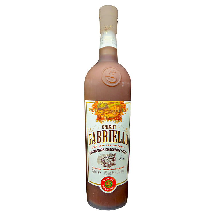 Knight Gabriello Italian Dark Chocolate Cream Liqueur - 750ml – Liquor ...