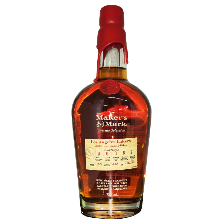 Maker's Mark Los Angeles Lakers 2020 Champions Bourbon Whiskey – Liquor ...
