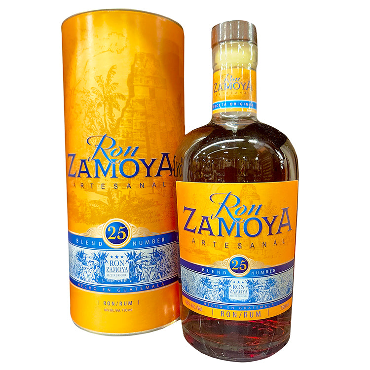 Ron Zamoya Artesanal Blended No.25 Guatemalan Rum - 750ml – Liquor Freight