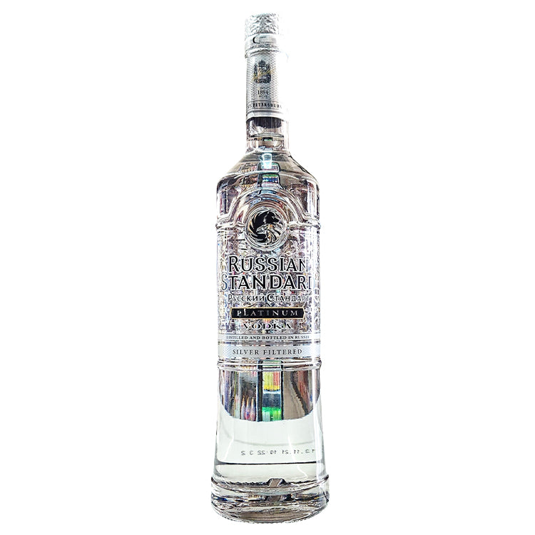 Russian Standard Platinum Silver filtered Vodka ( with a box ) - 750ml ...