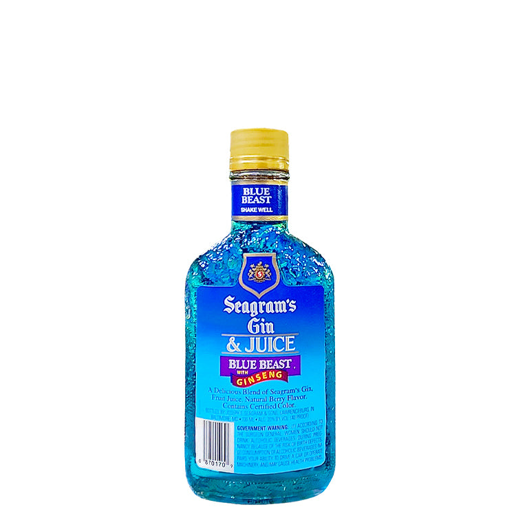 Seagram's Blue Beast Ginseng Gin - 200ml – Liquor Freight