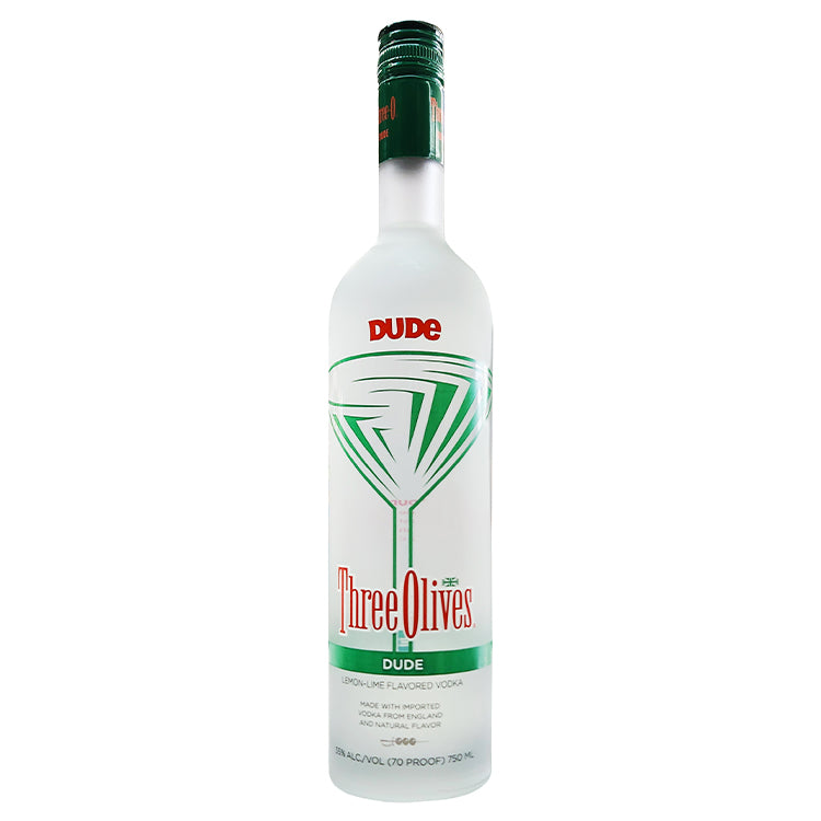 Three Olives Dude Vodka lemon-lime flavored vodka - 375ml – Liquor Freight